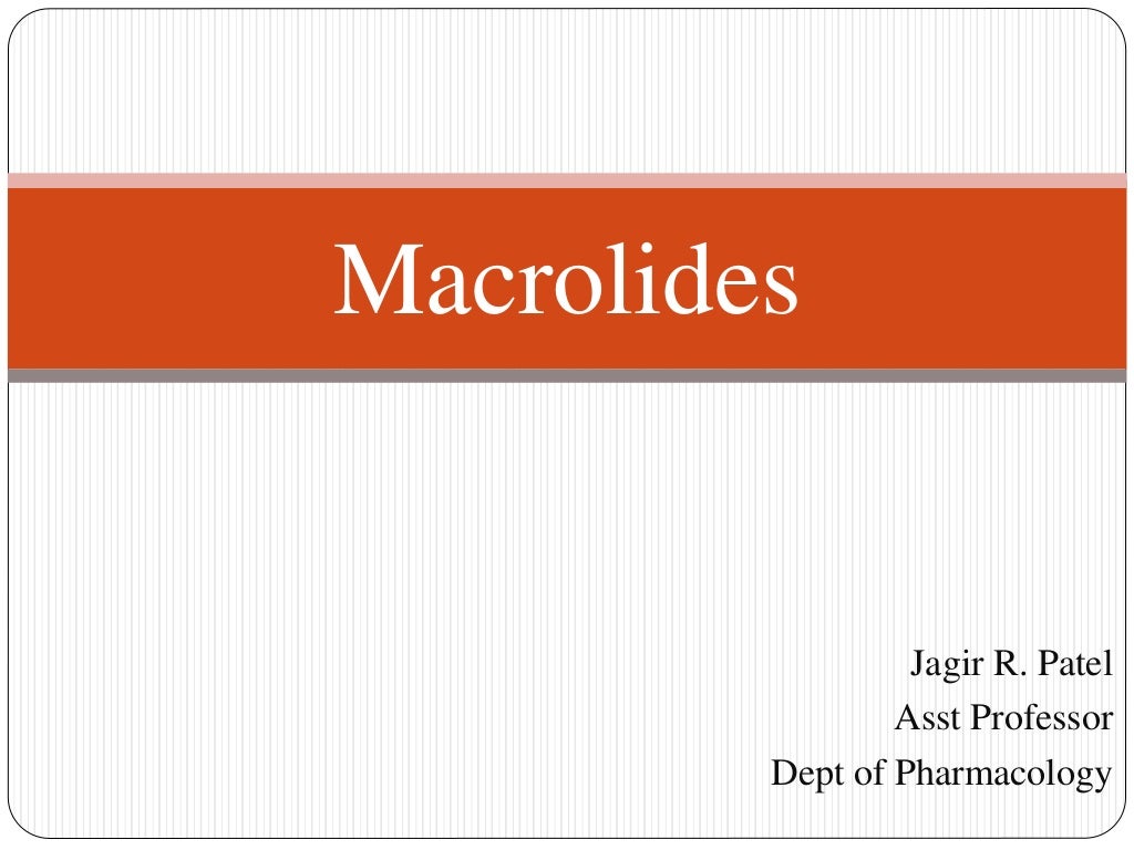 Macrolides