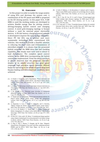 Energy Management System in Electric Vehicle with PV Fed SRM System | PDF