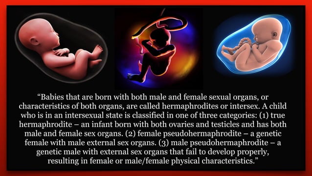 11. ARE THERE ONLY TWO SEXES ?- Ambiguous Genitalia, Intersexed ...