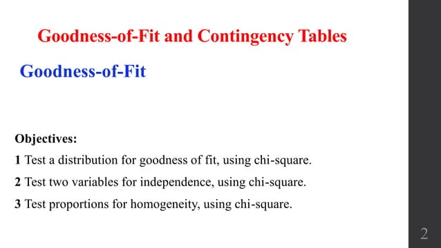 Goodness of-fit | PPTX
