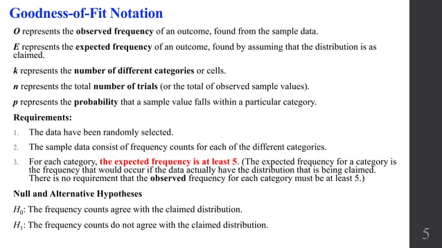 Goodness of-fit | PPTX