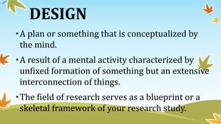 Qualitative Research Design | PPTX
