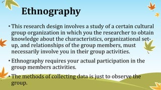 Qualitative Research Design | PPTX