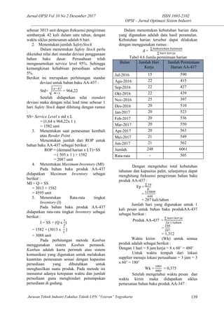 11. analisis pengendalian persediaan bahan baku dengan metode economic order quantity dan kanban ...