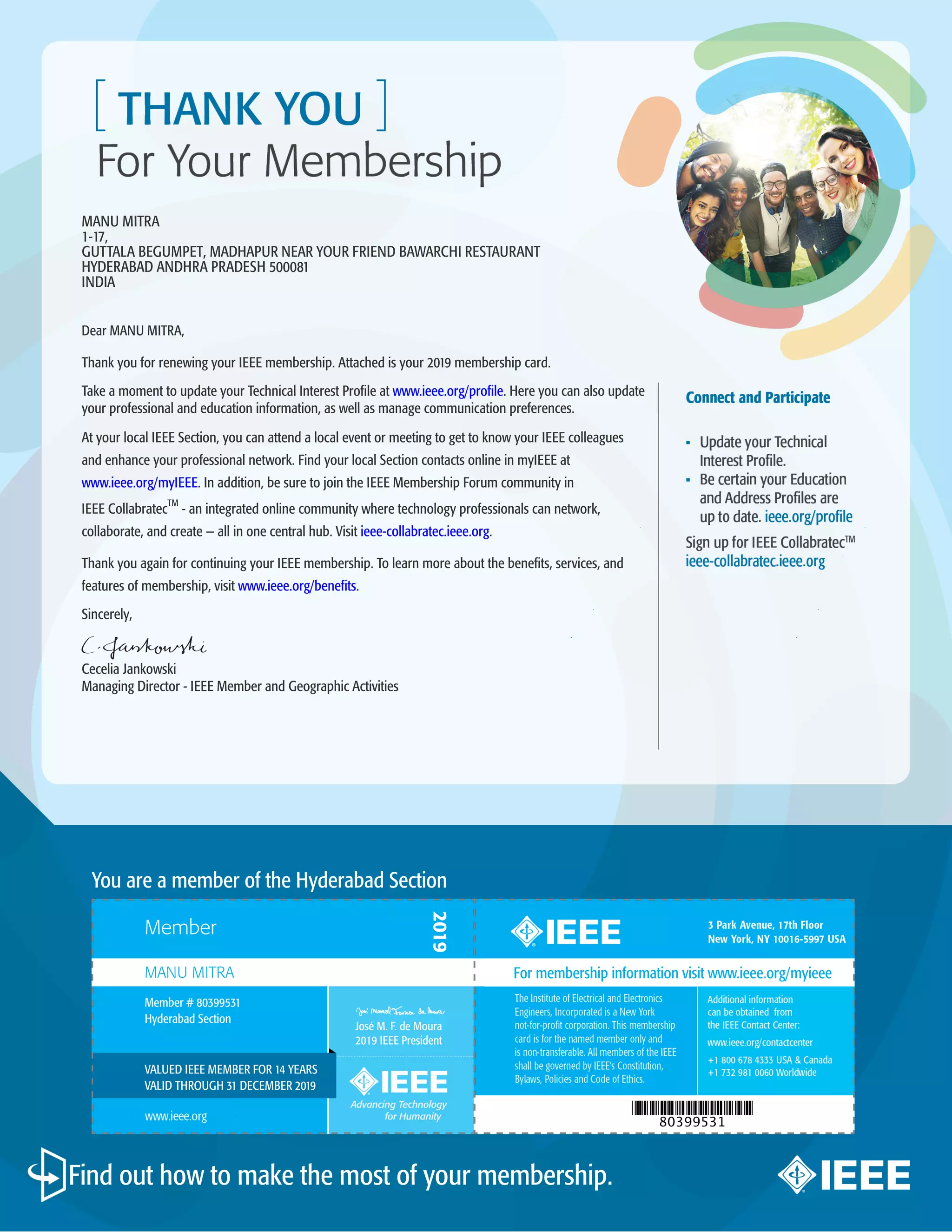 11. IEEE Membership Card (2019) | PDF