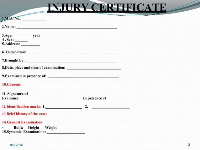 11.02.16 examination of a injured person-converted | PPTX