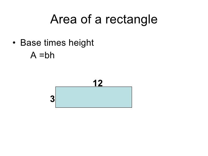 11 1 Areas Of Rectangles