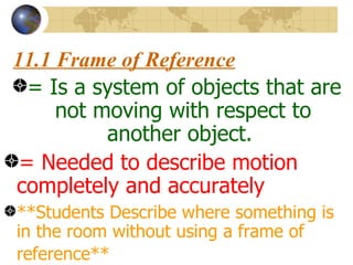 11 1 Distance And Displacement | PPT