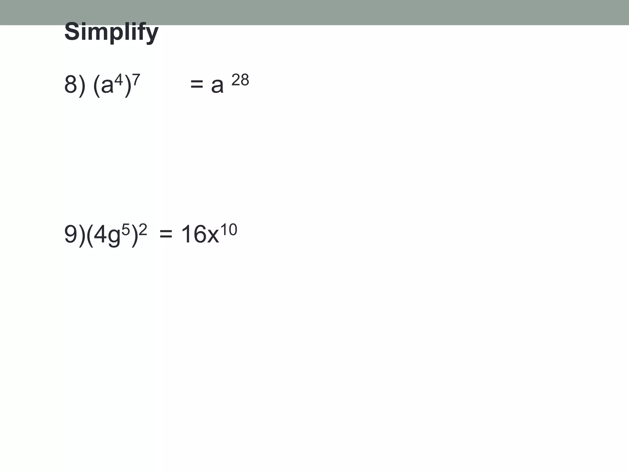 exponent properties | PPT