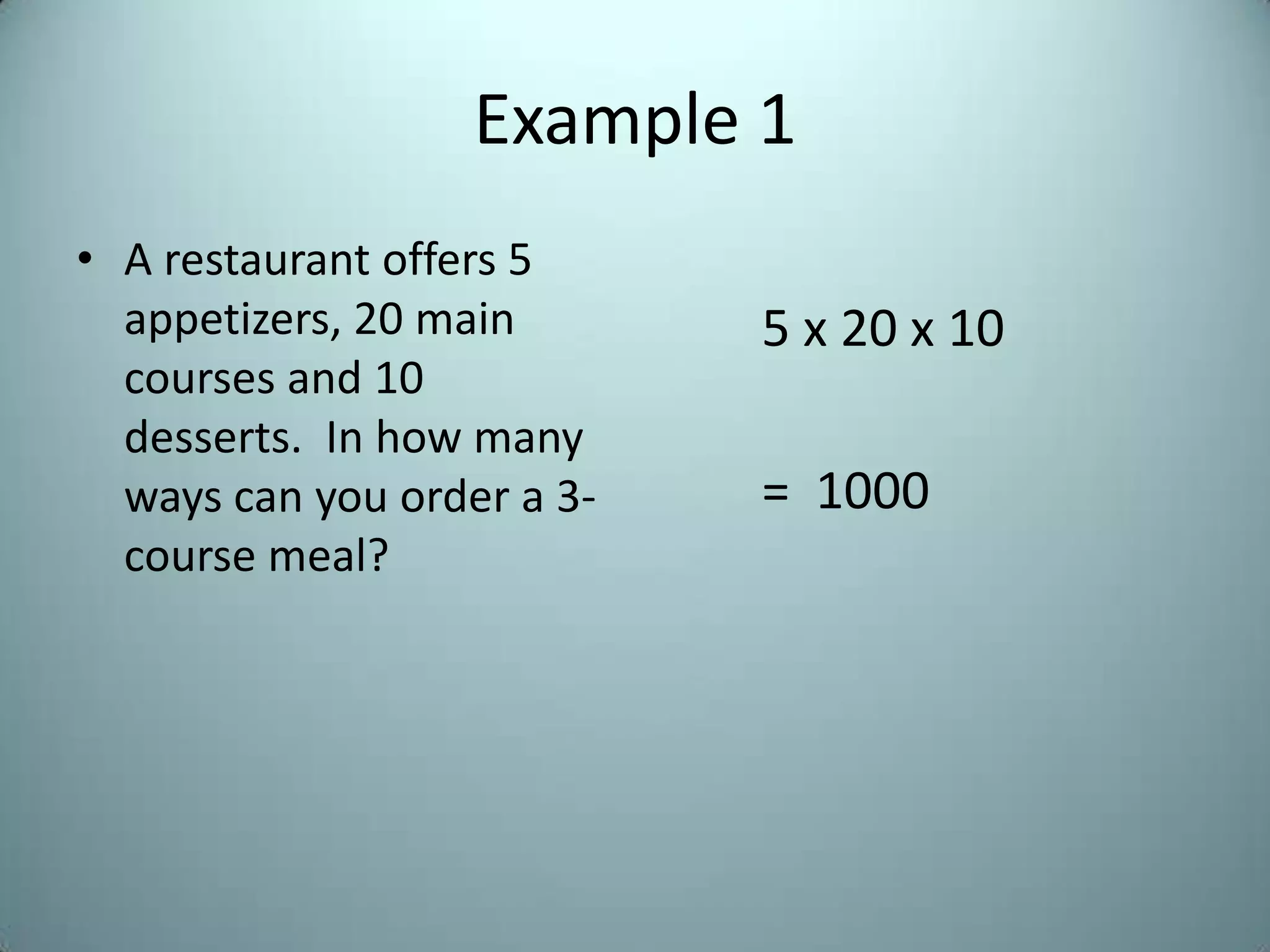 11.1 Fundamental Counting Principle | PPT 11.1 Fundamental Counting Principle | PPT