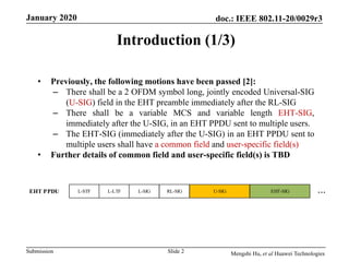 preamble-structure-and-sig-contents for wlan | PPTX