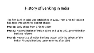 Financial & Amp Banking system early years&nationalization | PPT