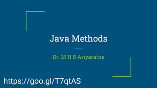 11. java methods | PPTX