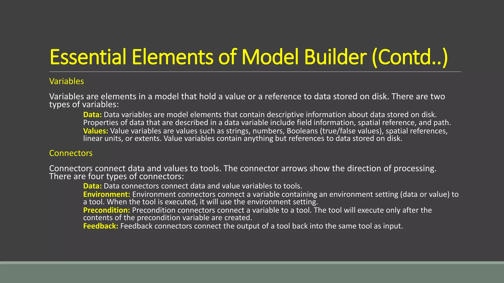 Model Builder In Arc Gis Pptx Programming Languages Computing