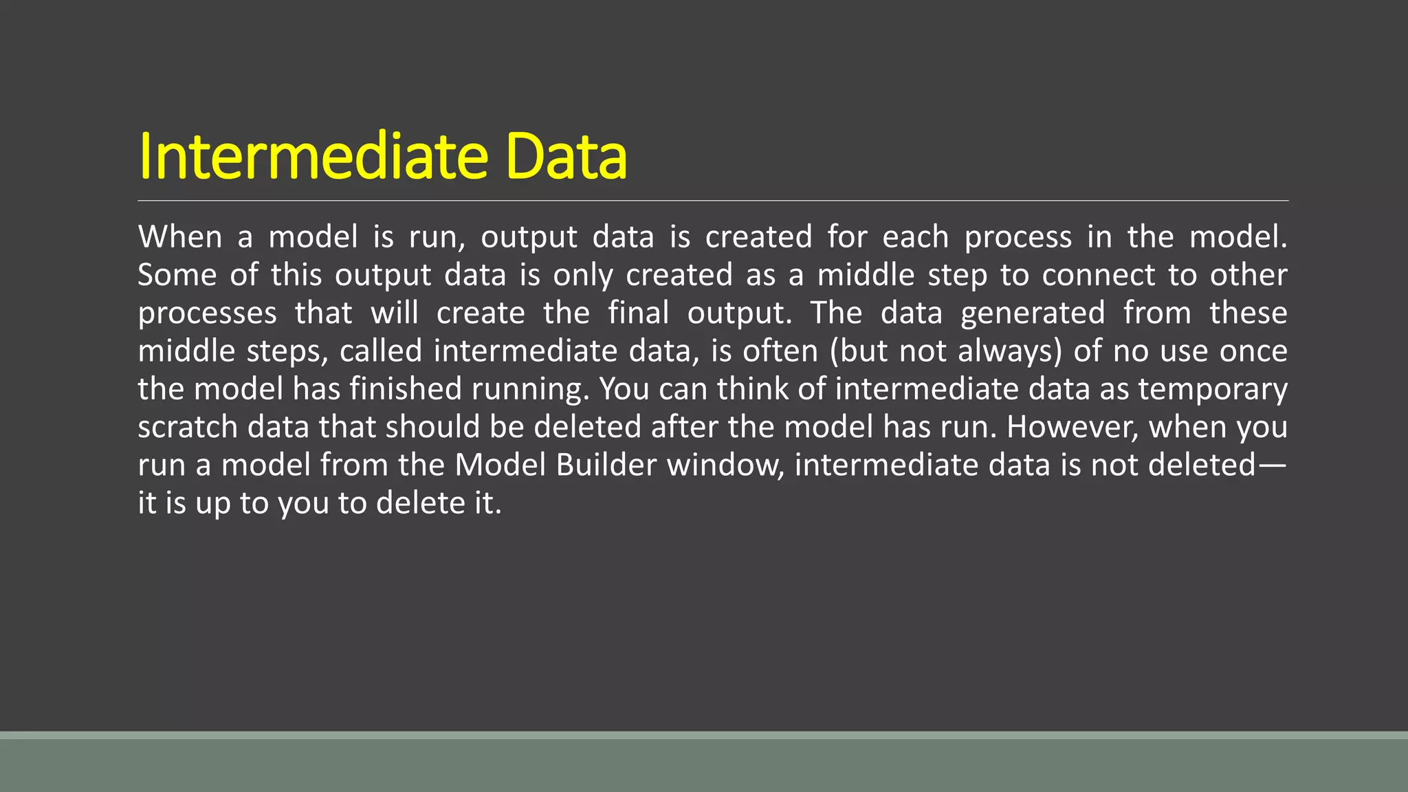 Model builder in ARC GIS | PPTX | Programming Languages | Computing