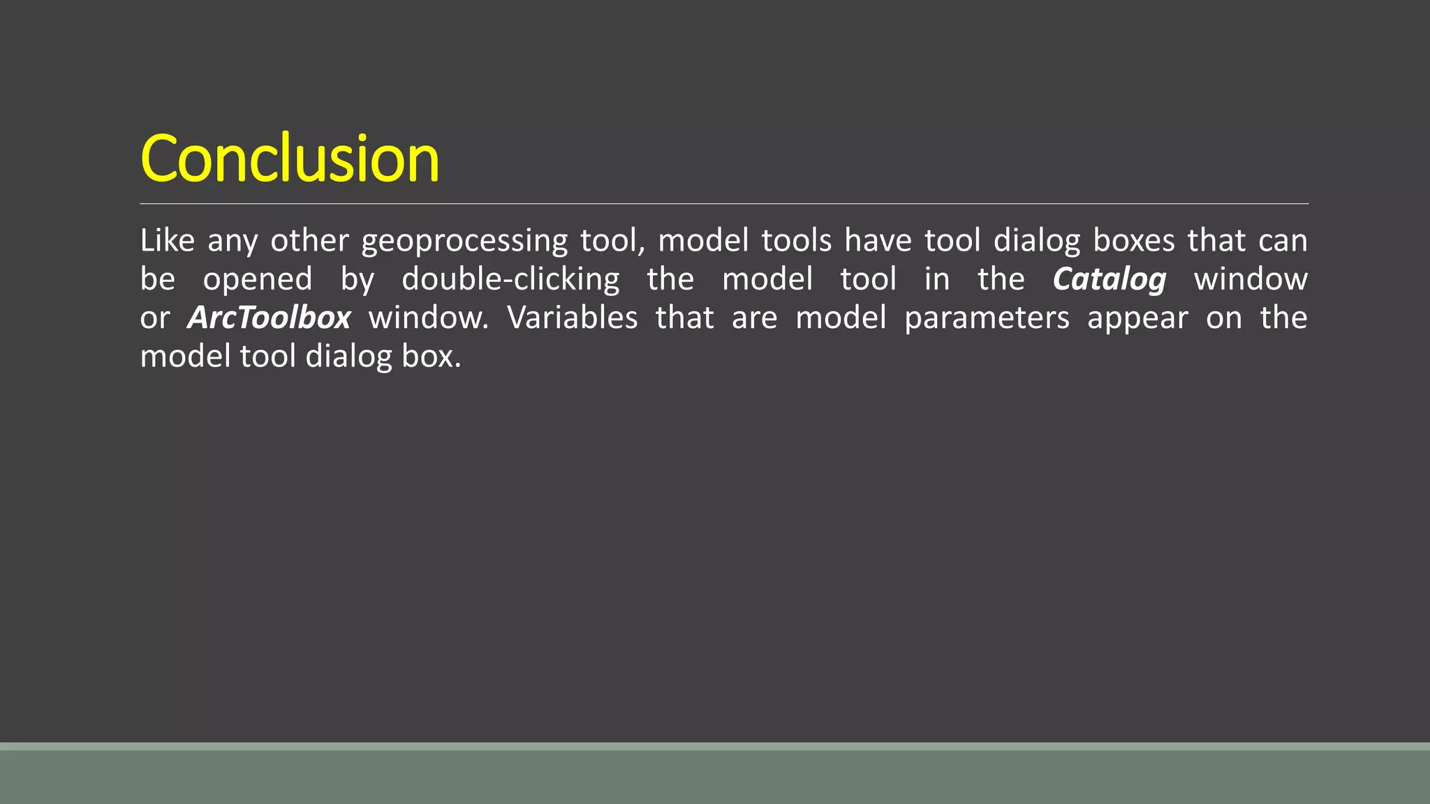 Model Builder In Arc Gis Pptx Programming Languages Computing
