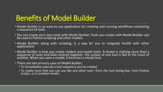 Model builder in ARC GIS | PPTX