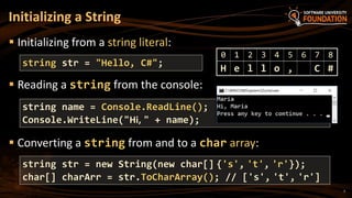 13 Strings and Text Processing | PPT