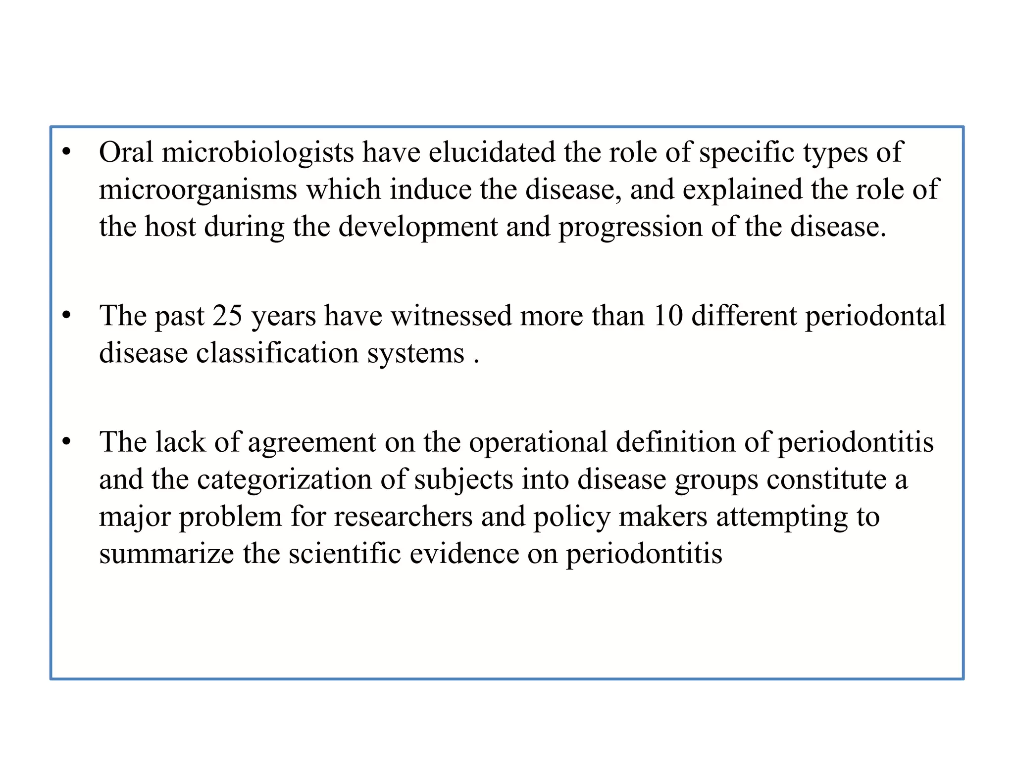 classification of periodontal diseases-includes 2017 | PPTX | Dental ...