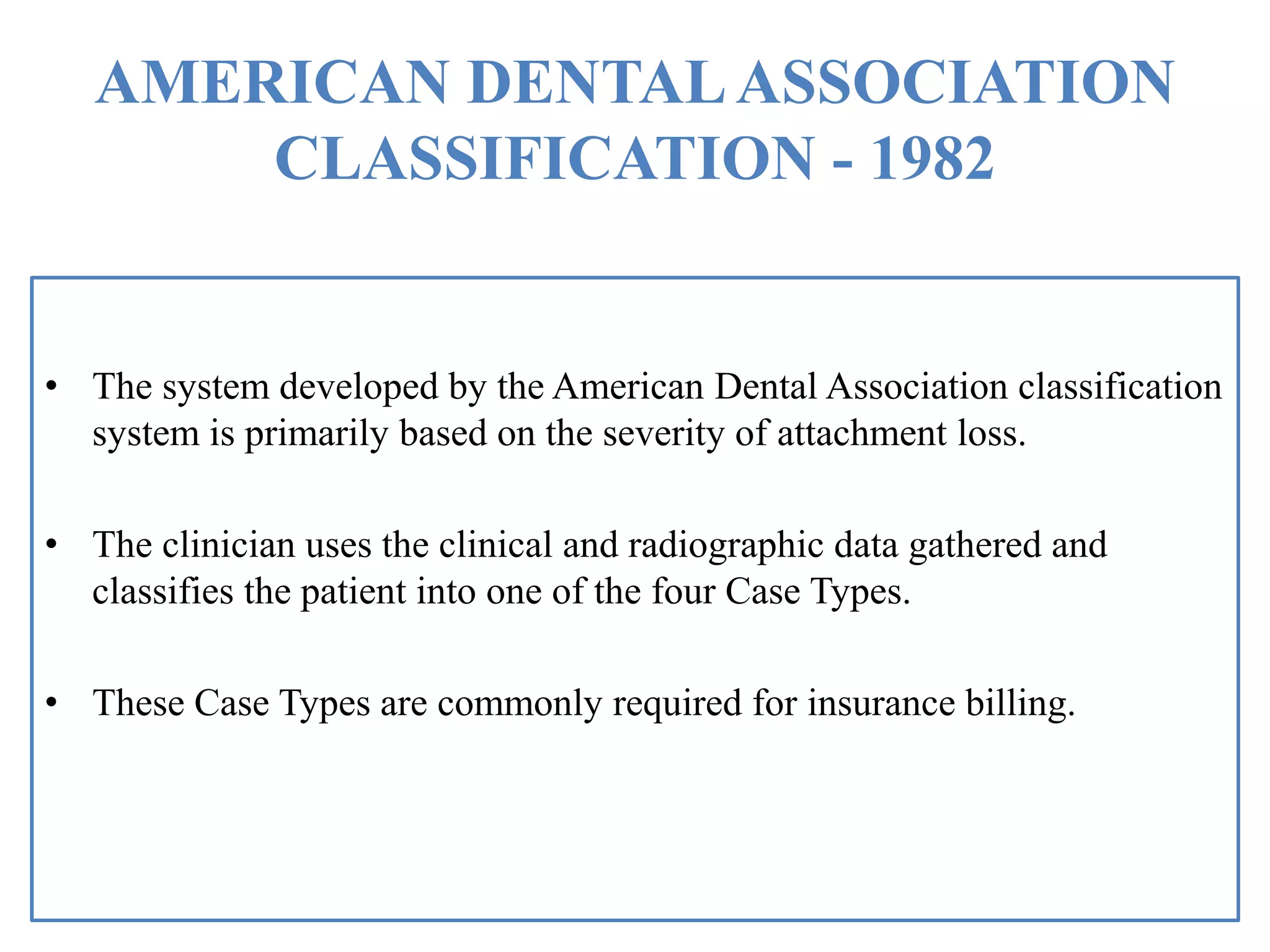 classification of periodontal diseases-includes 2017 | PPTX | Dental ...