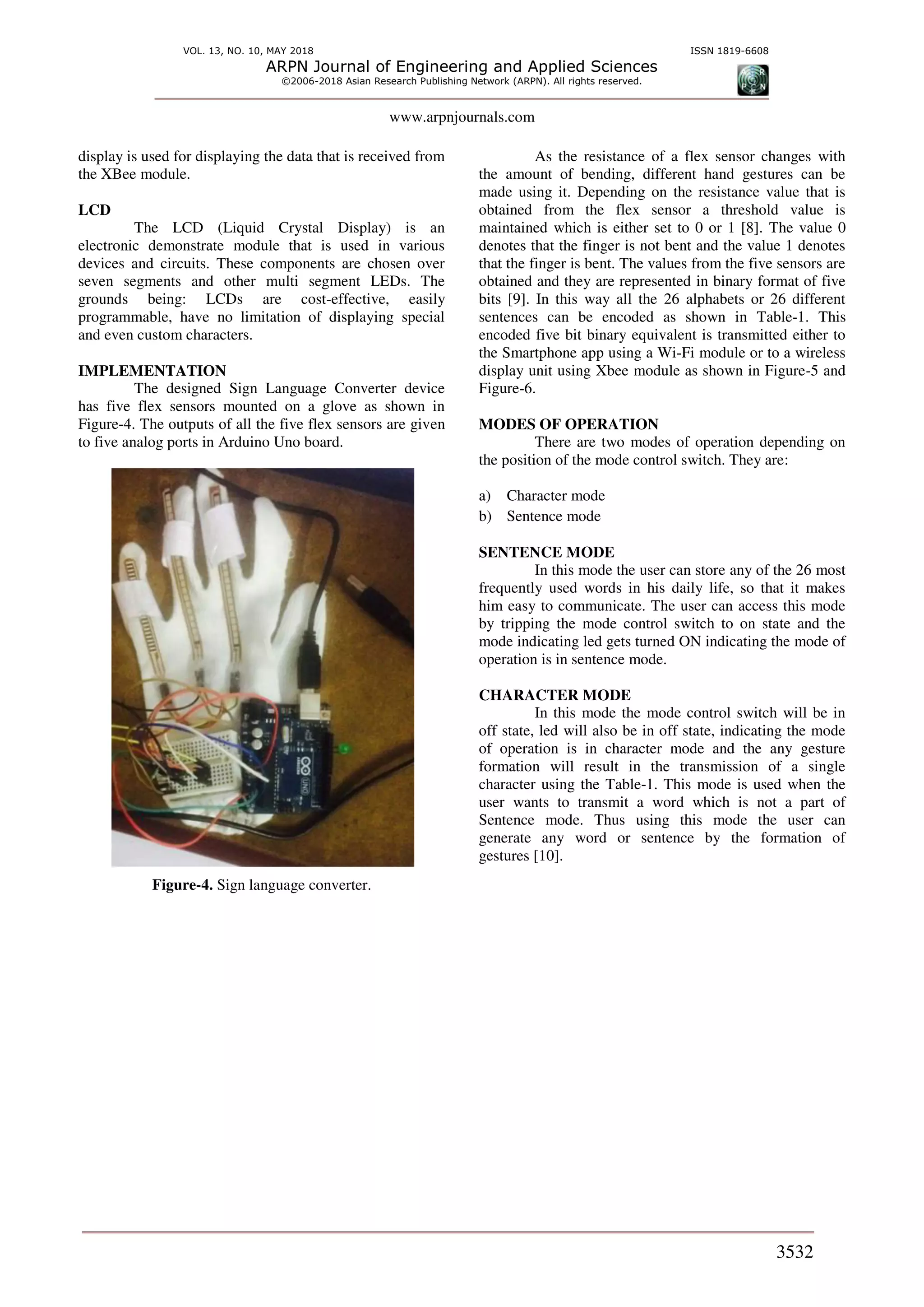 DESIGN OF LOW COST AND EFFICIENT SIGN LANGUAGE INTERPRETER FOR THE SPEECH AND HEARING IMPAIRED | PDF