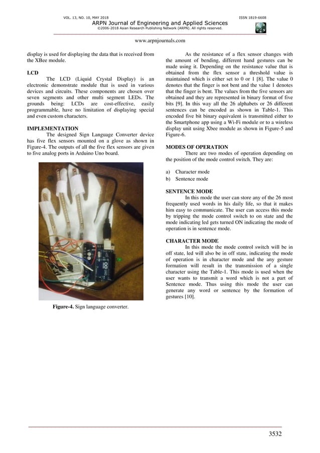 DESIGN OF LOW COST AND EFFICIENT SIGN LANGUAGE INTERPRETER FOR THE ...