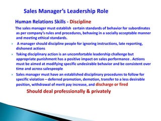 sales leadership & supervision | PPTX