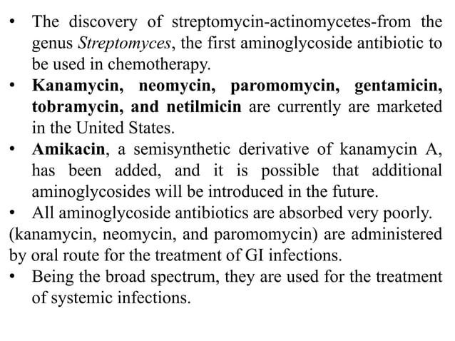 Aminoglycosides (Antibiotics) | PDF | Pharmaceutical Drugs | Medical Health