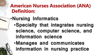 nursing informatics | PPTX