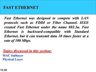 SYBSC IT COMPUTER NETWORKS UNIT III Wired LANS: Ethernet | PPT