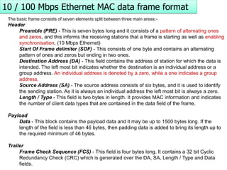 SYBSC IT COMPUTER NETWORKS UNIT III Wired LANS: Ethernet | PPT