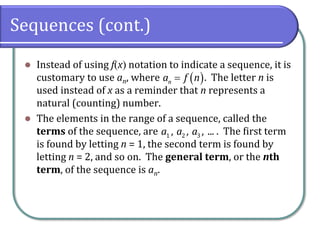 11.1 Sequences and Series | PDF