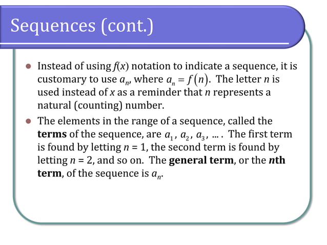 11.1 Sequences and Series | PDF