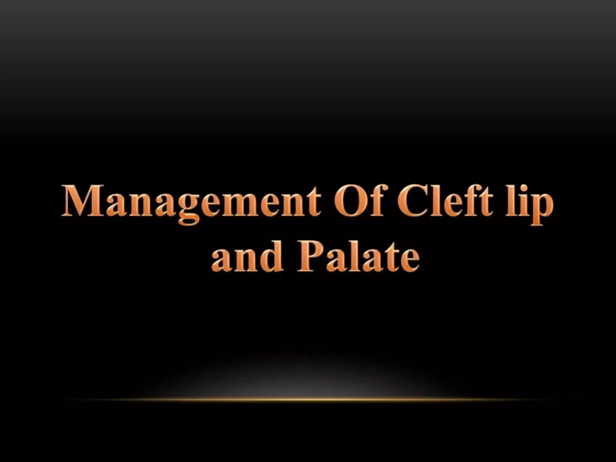 Cleft lip and palate rehabilitation - Dr Prathibha Prasad | PPTX | Pregnancy | Reproductive Health