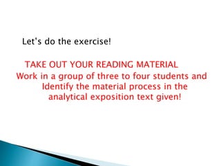 KELAS 12 SMK PERTEMUAN 11// ANALYTICAL EXPOSITION TEXT PART 5 | PPT