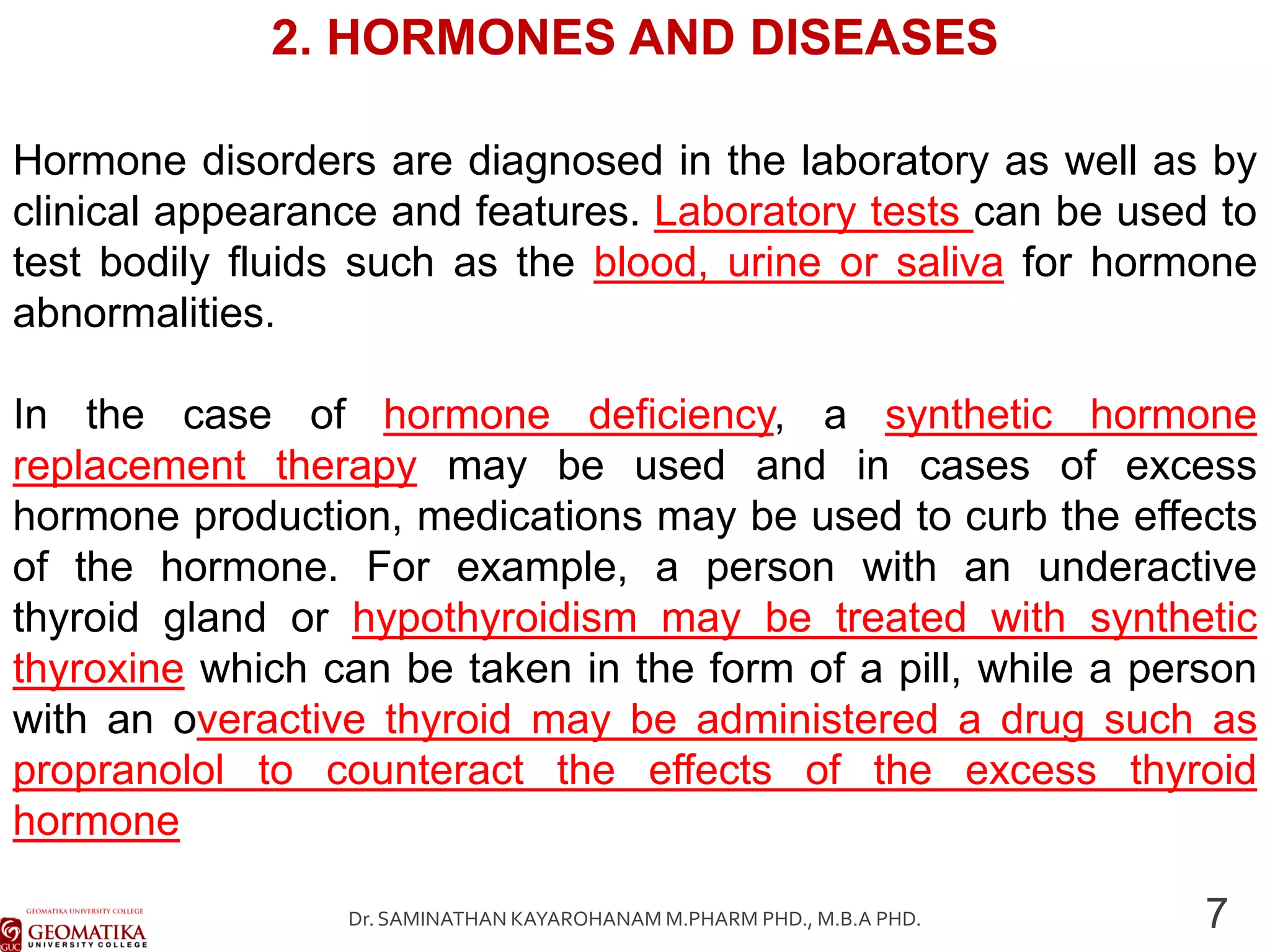 11. drugs affecting the endocrine system | PDF