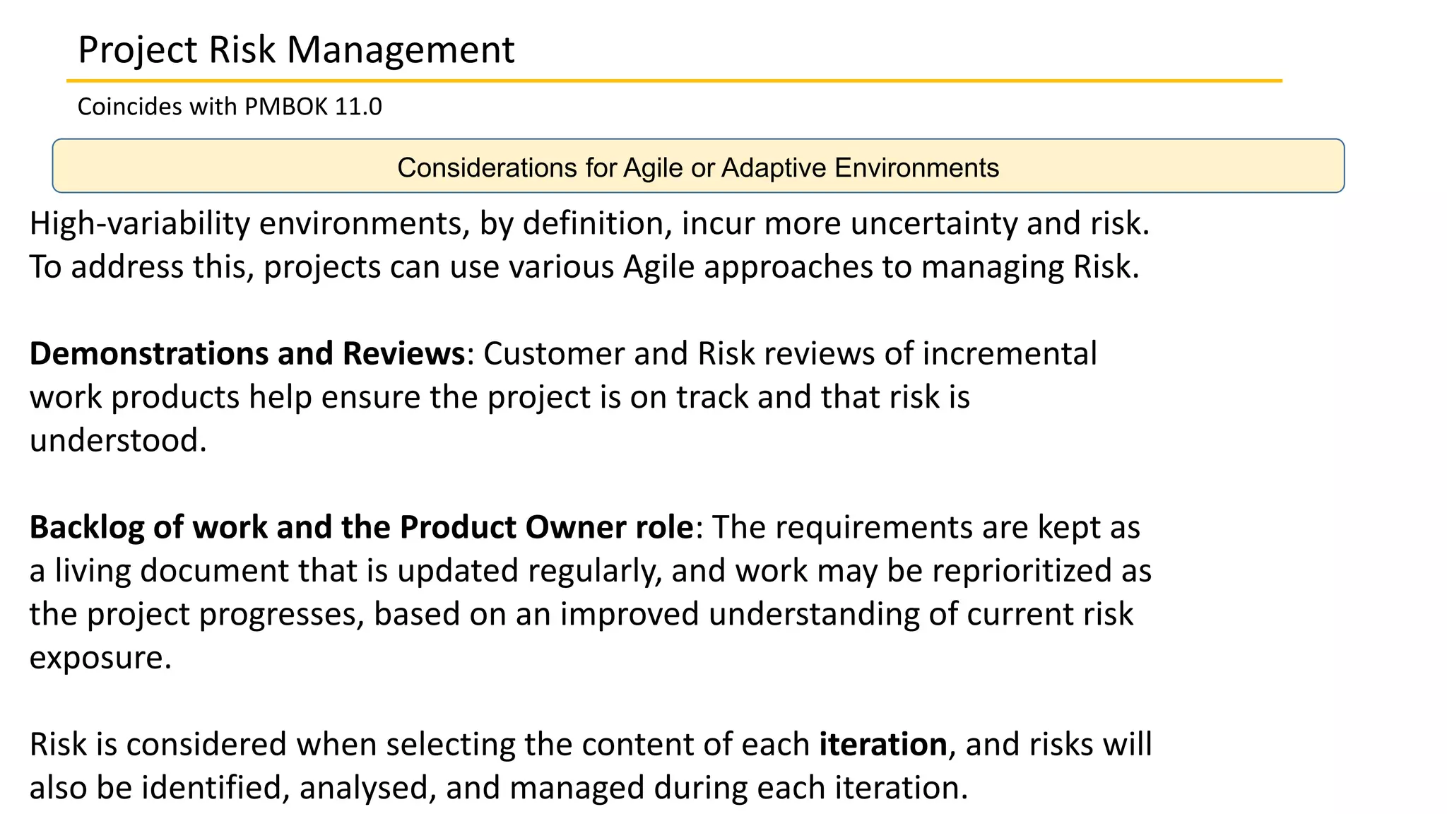 11.0 Project Risk Management Overview | PPTX | Civil Engineering ...