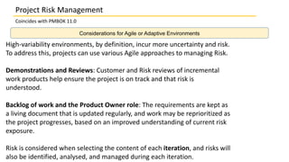 11.0 Project Risk Management Overview | PPTX | Civil Engineering Industry | Industries