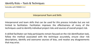 11.2 Identify Risks | PPTX | Business | Business and Finance