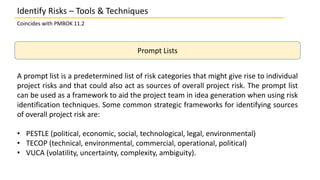 11.2 Identify Risks | PPTX | Business | Business and Finance