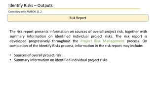 11.2 Identify Risks | PPTX | Business | Business and Finance