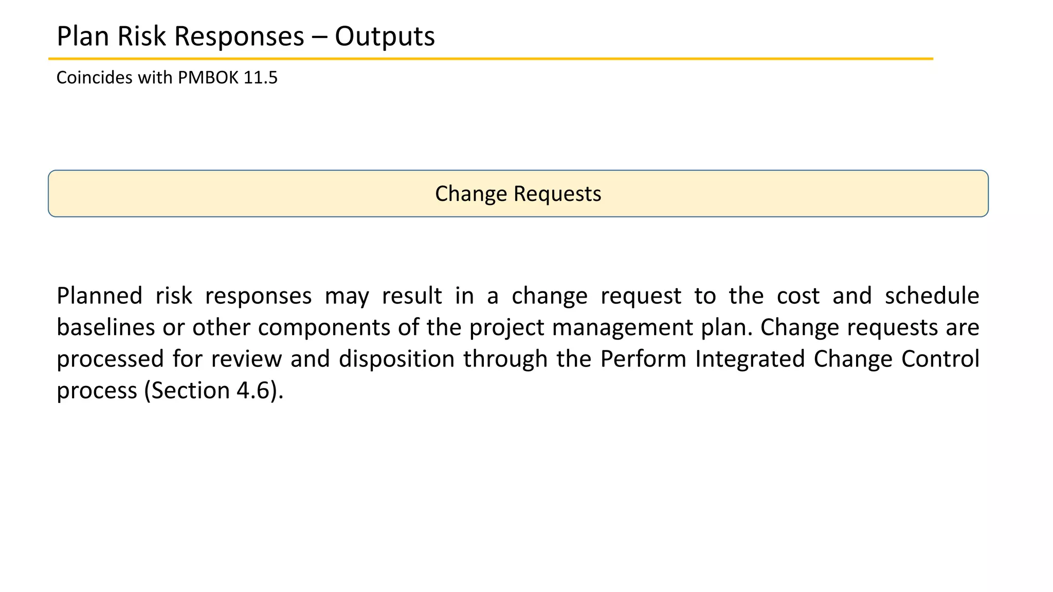 11.5 Plan Risk Responses | PPTX