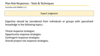 11.5 Plan Risk Responses | PPTX