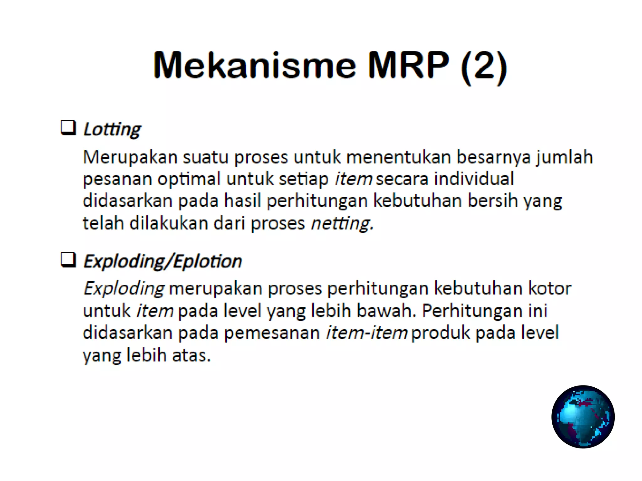 Material Requirement Plan (MRP) _ Materi Training PPIC | PPTX
