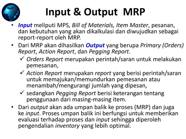 Material Requirement Plan (MRP) _ Materi Training PPIC | PPTX