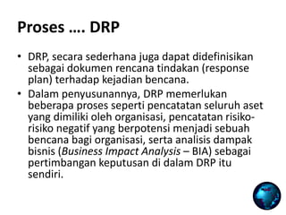 Teknik Penentuan, Penetapan dan Penyusunan Recovery Strategy _ Materi Training BCMS (with ISO ...