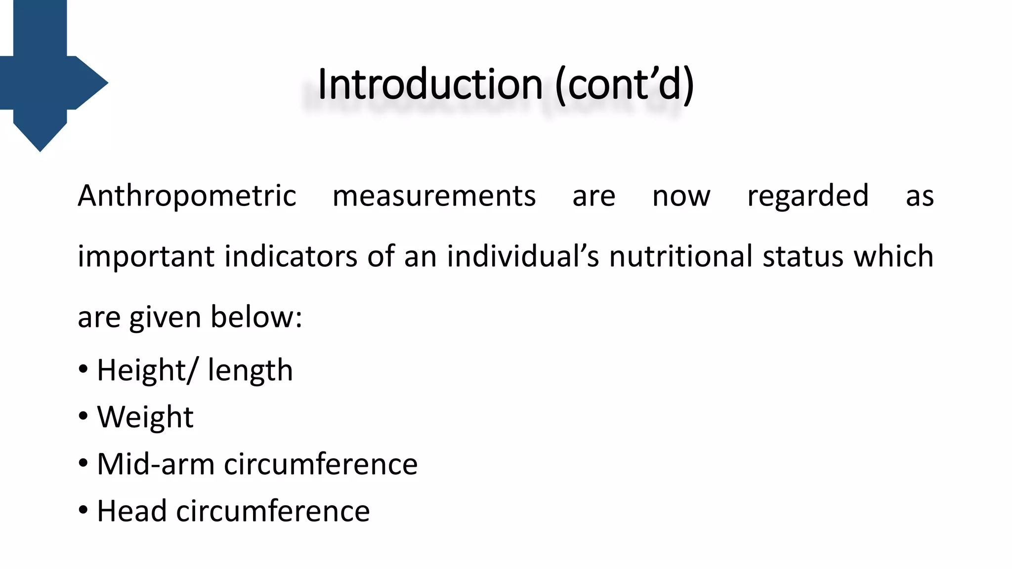Anthropometry measurement | PPTX