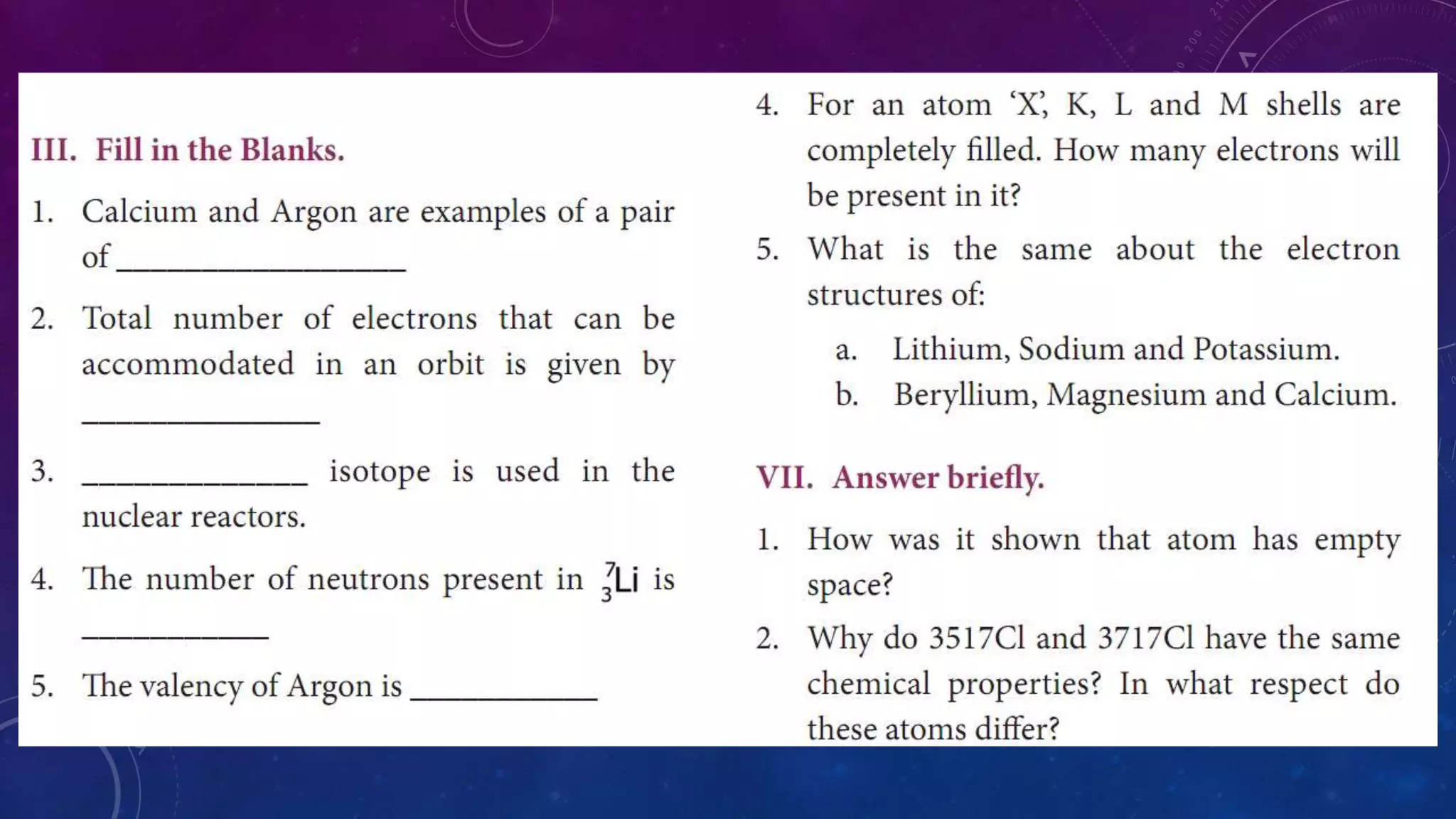 11. Pedagogy of Physical Science (Part II ) - Atomic Structure | PPSX