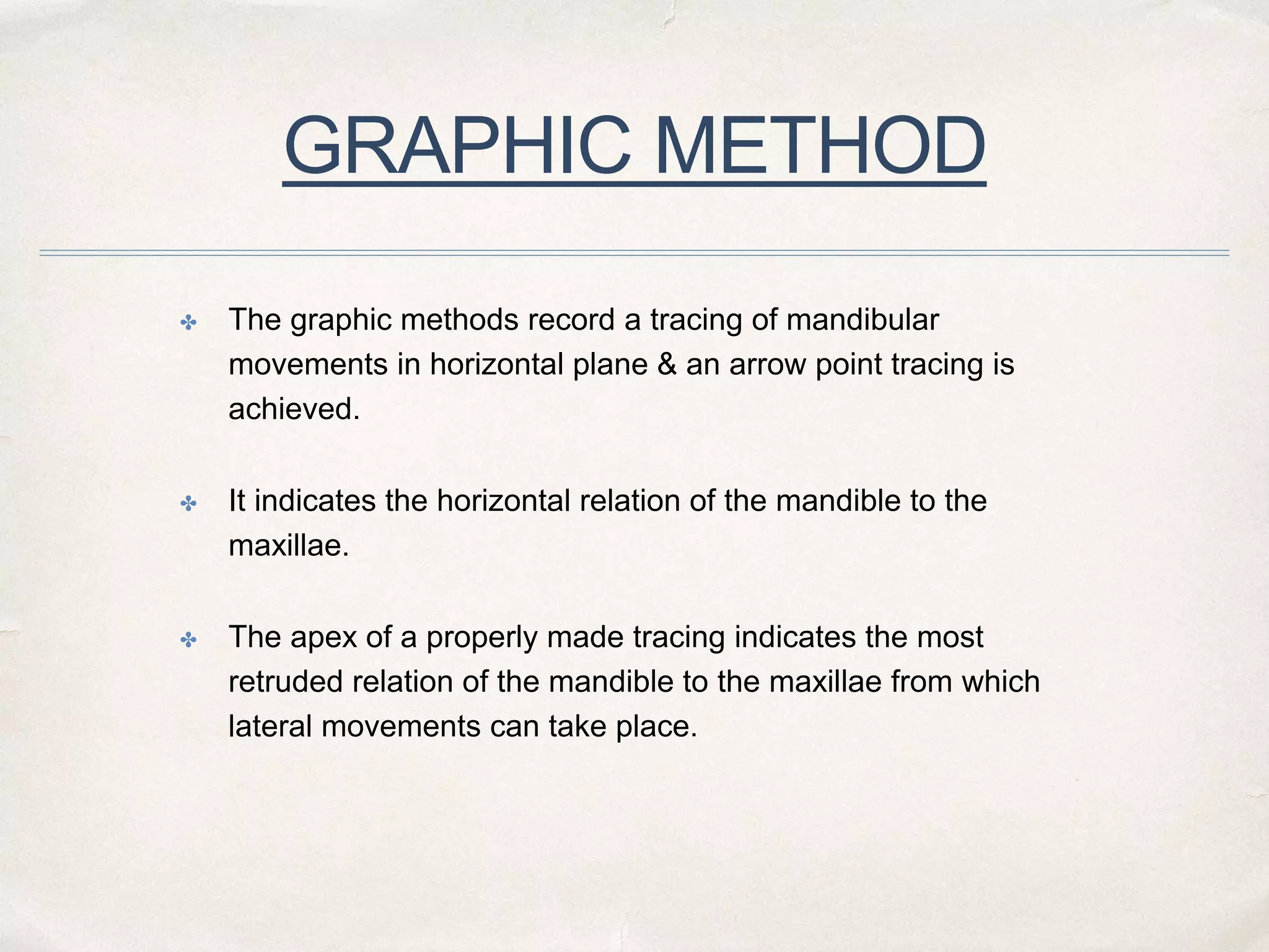 Gothic arch tracing. | PPTX