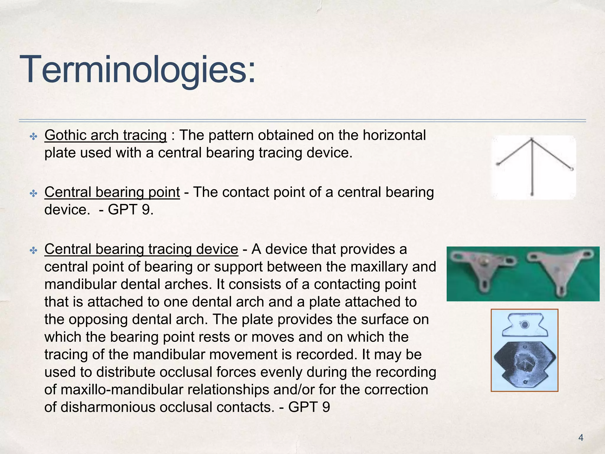 Gothic arch tracing. | PPTX